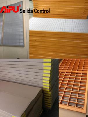 China 304L Composite Frame Solids Control API Shaker Screen for sale