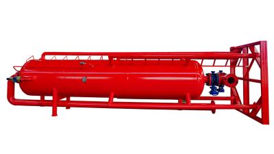 China Gas Drilling Q345R Vessel 1200mm Poor Boy Degasser for sale
