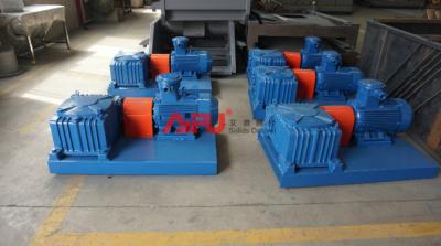 China Worm Gear Horizontal Mud Agitator With Double Impeller for sale