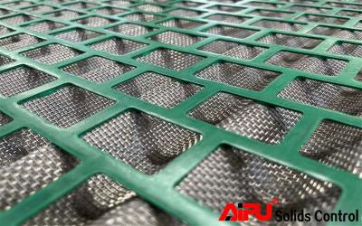 China 3 Layers Replacement API RP13C Shale Shaker Screen Flat Type for sale