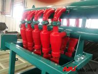 China 0.4Mpa Polyurethane Horizontal Drilling Mud Desander for sale