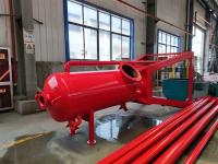 China H2S Resistant Steel Oilfield Vertical Poor Boy Degasser For Gas Well Drilling for sale