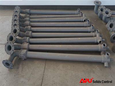 China Carbon Steel 3 Nozzle Drilling Oilfield Mud Gun Vertical Installation for sale