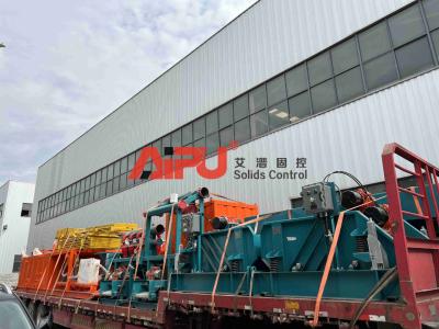 China Carbon Steel Solids Control Mud Recycling System With 400GPM Capacity for sale