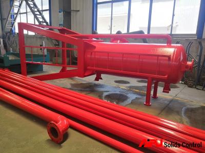 China Vertical Drilling Fluids Poorboy Degasser With 1200mm Vessel ASME for sale