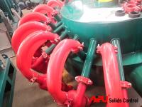 China Linear Motion Round Drilling Mud Desander Desilter Remove Solids for sale