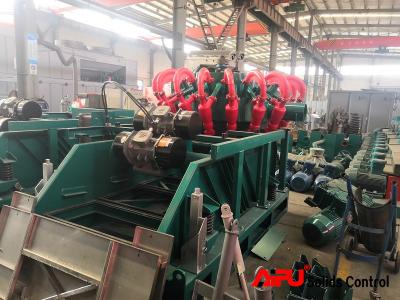 China Linear Motion Round Drilling Mud Desander Desilter Remove Solids for sale