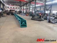 China Worm gear U Shape Auger Screw Conveyor 400mm ​Diameter For Storage for sale