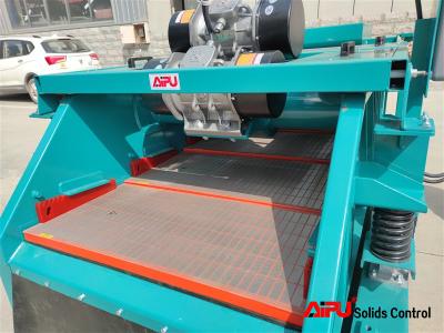 China Drilling Mud Fluids Linear Motion Shale Shaker Wedge Block Screen 1.72KW Motor for sale