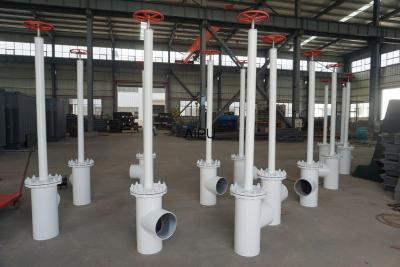 China Polished Drilling Mud Tank Suction Valve Dump Control For 6'' for sale