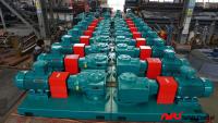 China Explosion Proof Drilling Mud Agitator Helical Bevel Gearing Canted Impellers for sale