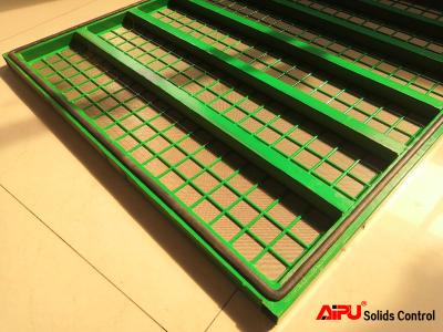 China Steel Framed Drilling Shale Shaker Screen Flat Pattern API 120 for sale