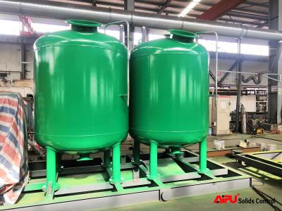 China Liquid Mud Plant Cylinder Vertical Drilling Mud Tanks 300bbl for sale