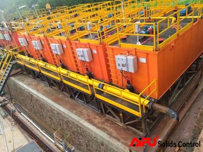 China Fluid Drillin Mixing Tank Solids Control System For Liquid Mud Plant 400bbl for sale