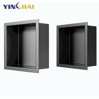 China Rust Resistant Stainless Steel Shower Niche Fireproof  Beautiful With LED Light for sale