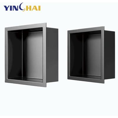 China Rust Resistant Stainless Steel Shower Niche Fireproof  Beautiful With LED Light for sale
