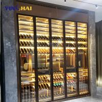 China Constant Temperature Stainless Steel Wine Cabinet Luxury Wine Cabinet For Bars And Living Rooms for sale