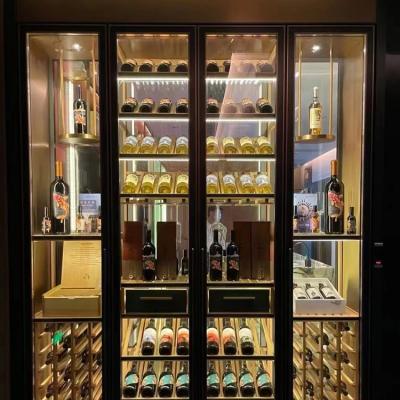 China Absorption Refrigerator Glass Wine Display Cabinet Modern Whiskey For Hotel Home for sale