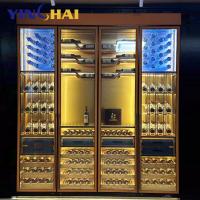 China Customizable Stainless Steel Wine Cabinet Commercial And Residential Luxury Wine Cabinet for sale