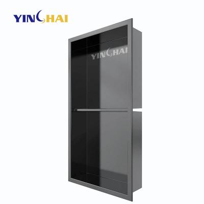 China Bathroom Stainless Steel Wall Niche Wall Mounted Easy Installation Customization for sale
