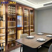China Modern Luxury Classic Steel 304 Custom Red Wine Cabinet for sale