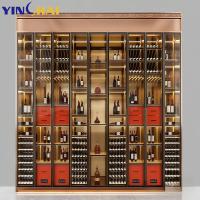 China Modern Stainless Steel Bar Wine Storage Cabinet  Display For Living Room for sale