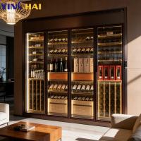 China High Quality Temperature Built In Wall Industrial Metal Wine Cabinet for sale