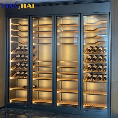 China Factory Direct Supply Glass Door Wine Cabinet Dining Room Wine Cabinet for sale