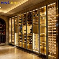 China Luxury Classic Wine Storage Furniture Red Wine Showcase Cabinet For Home for sale