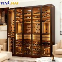China Custom Design Stainless Steel Bar Wine Cabinet Wine Fridge And Cabinet for sale