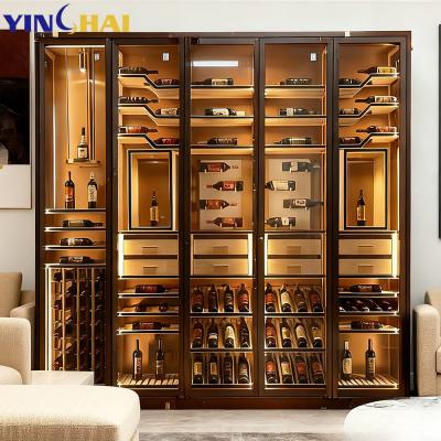 China Good Quality Professional Stainless Steel 304 Wine Fridge Display Wine Fridge for sale