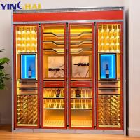 China Modern Industrial Metal Red Wine Storage Lockers Cabinet With Doors for sale