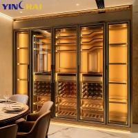 China Wine Enthusiast Bar Cabinet Wine Credenza Wine Furniture Wine Bar For Home for sale