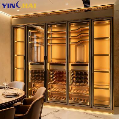 China Wine Enthusiast Bar Cabinet Wine Credenza Wine Furniture Wine Bar For Home for sale