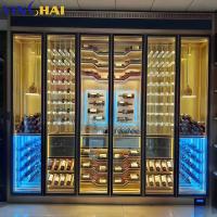 China Custom Best Home Wall Wine Storage Units Cabinet Credenza Systems for sale