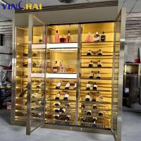 China Custom Design Dual Zone Chiller Wine Storage Cabinets Temperature Controlled for sale