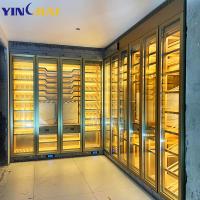 China Custom Made Home Commercial Stainless Steel 2 Zone Wine Refrigerator for sale