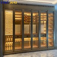 China Custom Made Home Commercial Stainless Steel 2 Zone Wine Refrigerator for sale