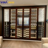 China Custom Design Stainless Steel Bar Wine Cabinet Wine Fridge And Cabinet for sale