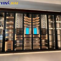 China wine enthusiast cabinet sideboard dual zone wine fridge bar cabinet for wine fridge for sale