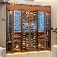 China Counter Home Double Large Liquor Fridge Preserve Wine Storage Display for sale