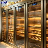 China Dual Zone 50-59 Bottle Wine Cabinet Glass Door Freestanding Liquor & Wine Storage for sale