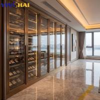China Home Wine Cellar Residential Wine Storage with LED Light Wine Display Rack for sale