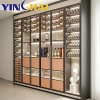 China Luxury Stainless Steel Constant Temperature Wine Cabinet With APP Intelligent Control for sale