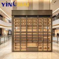 China Full Wall Freestanding Dual-Zone Wine Cooler with Insulated Tempered Glass Display for sale