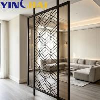 China Custom Stainless Steel Screen Partition Laser Cut Multi Color Decorative Divider for sale