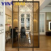 China Custom Stainless Steel Screen Partition Laser Cut Multi Color Decorative Divider for sale