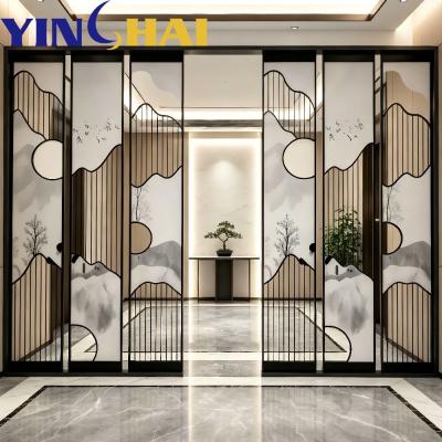 China Customizable Stainless Steel Screen Partition Thick Frame Heavy Duty Partition for sale