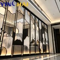 China Customizable Stainless Steel Screen Partition Thick Frame Heavy Duty Partition for sale
