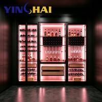 China Custom Stainless Steel Constant Temperature Wine Cabinet APP Control With LED Light for sale